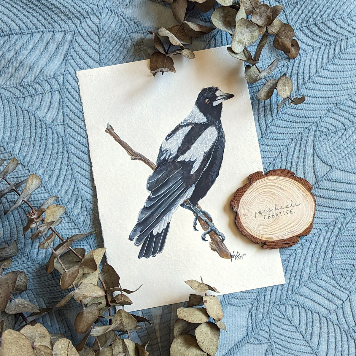 MAGGIE - Australian Magpie – Jess Keeli Creative