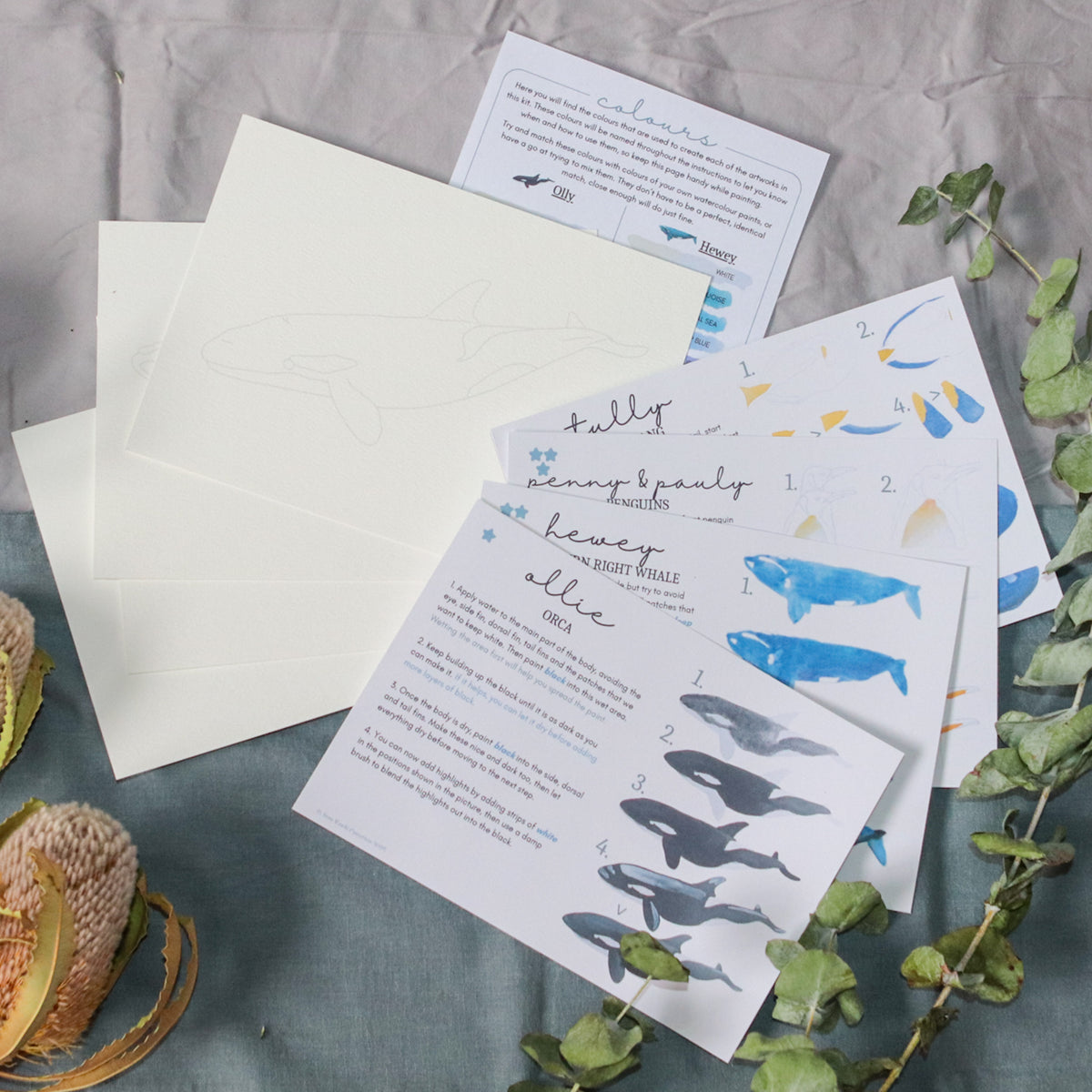 OCEAN - Watercolour Painting Kit – Jess Keeli Creative