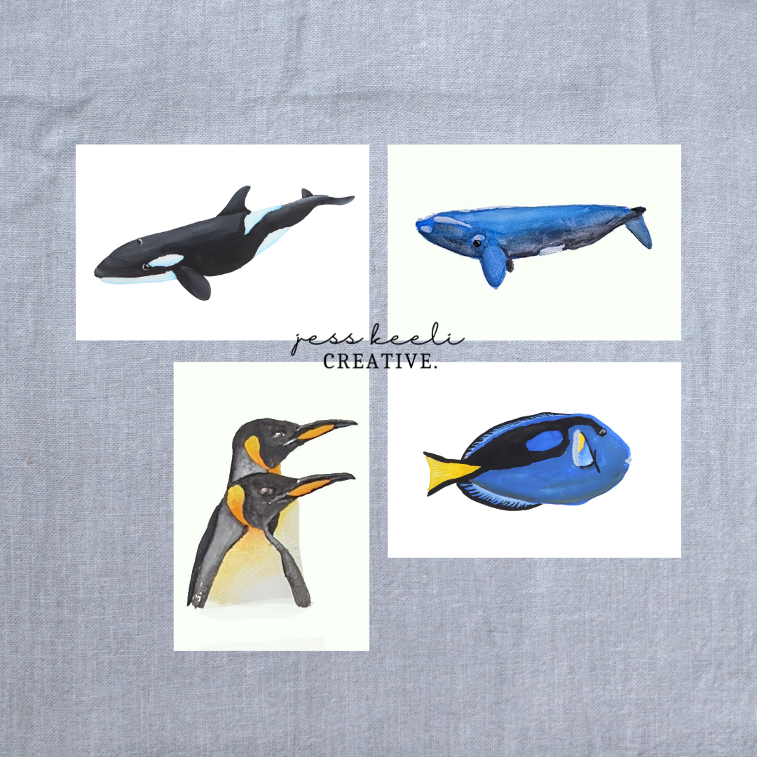 OCEAN - Watercolour Painting Kit – Jess Keeli Creative